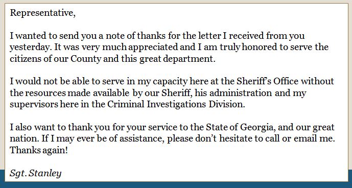Letters | Constituent Connect